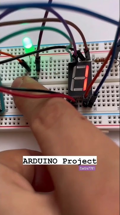 Seven Segment Counter Using Arduino Shorts Arduinoproject Youtube