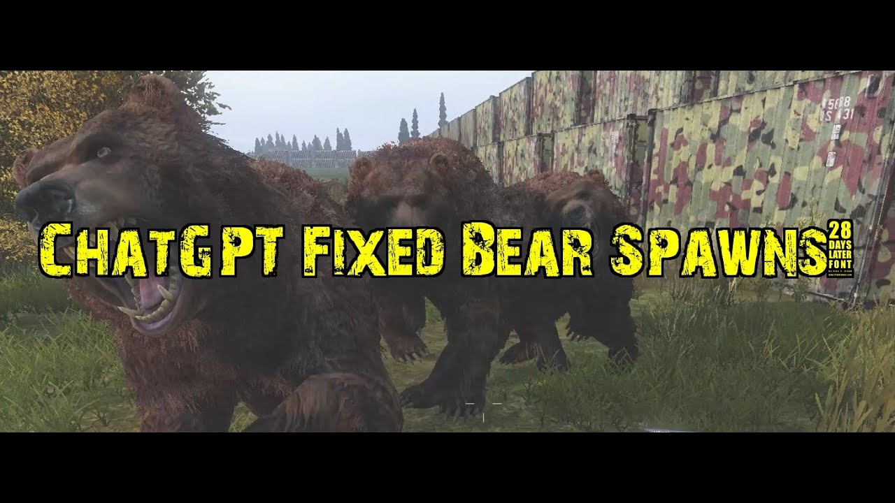 ChatGPT + DayZ: Simplifying Bear Spawn Territories - YouTube