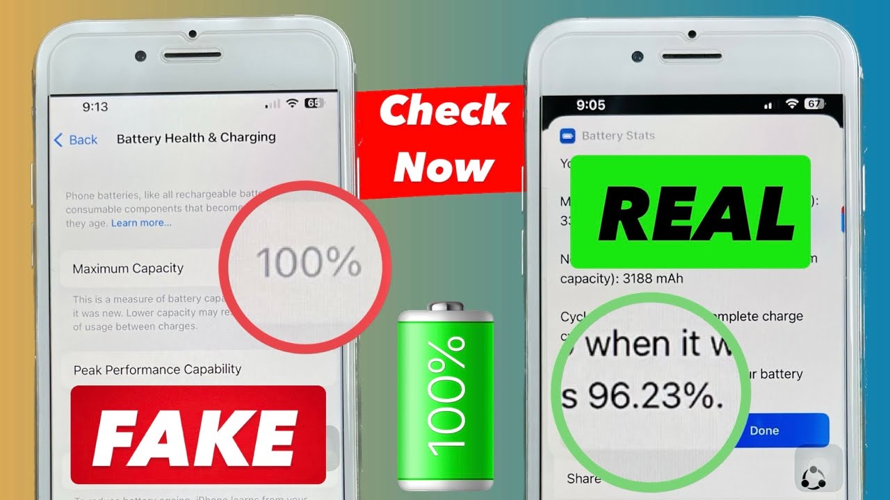 How to Check iPhone Real Battery Health - Check your iPhone Real ...