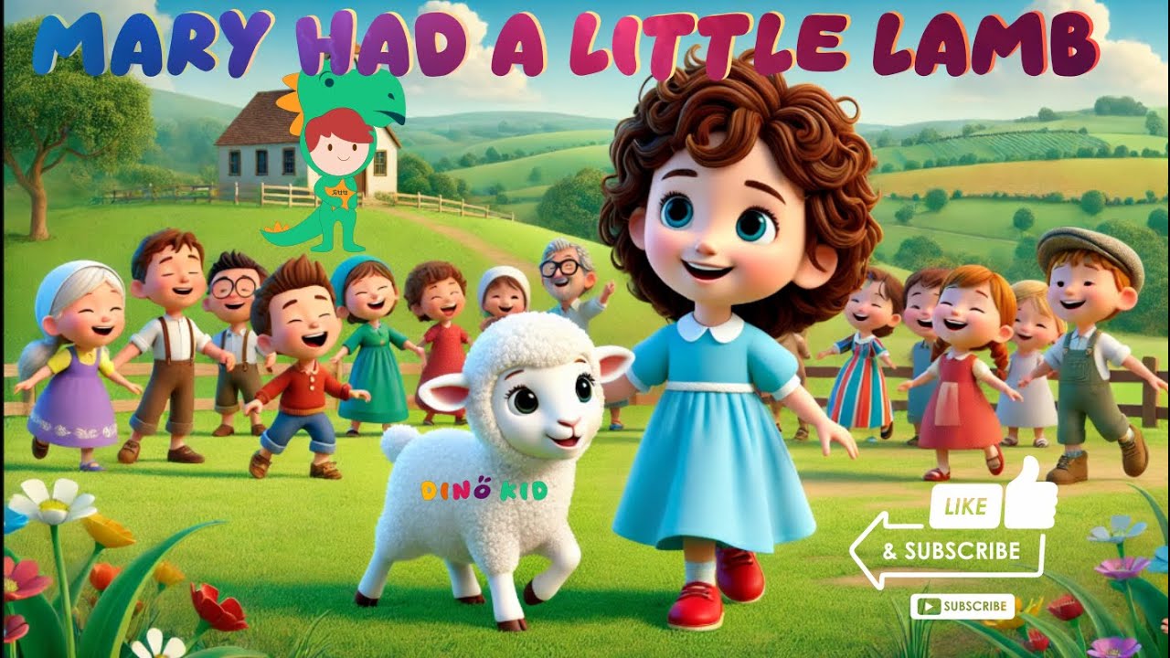 Mary Had a Little Lamb 🐑 | Classic Nursery Rhyme for Kids - YouTube