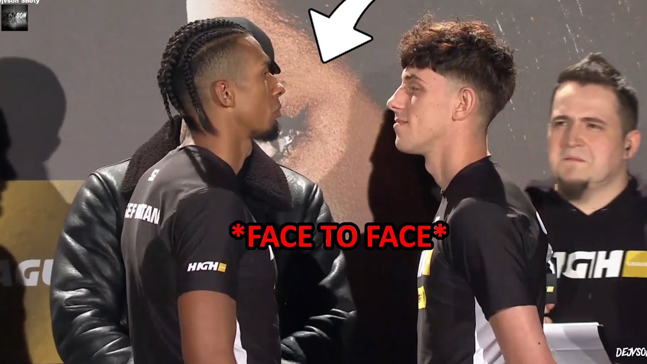 JOSEF BRATAN VS CESARZ NARCYZ OFICJALNE WAŻENIE I FACE TO FACE | HIGH ...