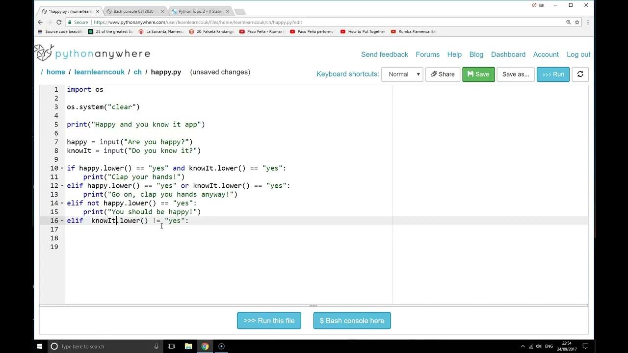 Python Beginner's Course Lesson 2 - Part 2 - YouTube
