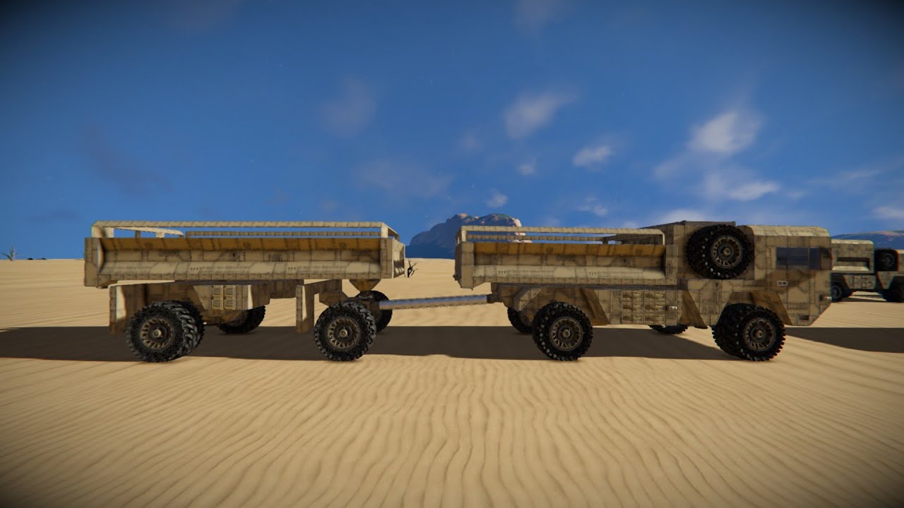 Space Engineers Ep68 MAN KAT1 Truck and Trailer variants - YouTube
