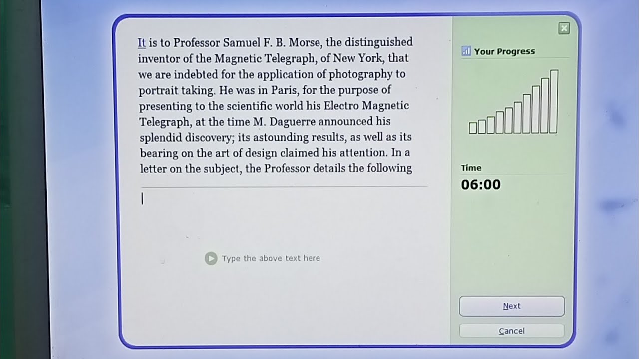 Keyboard fast typing | 59 words per minute | 98 percent accuracy - YouTube