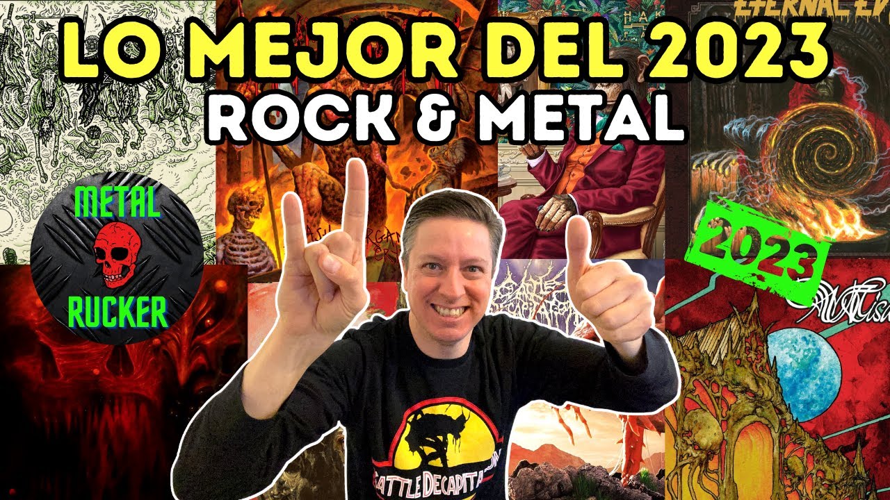 Top 15 MEJORES álbumes de ROCK y METAL de 2023 según METAL RUCKER - YouTube