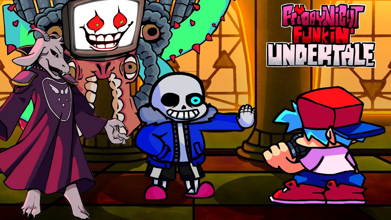 Friday Night Funkin': VS Undertale Demo All Bosses (Asriel,Sans ...