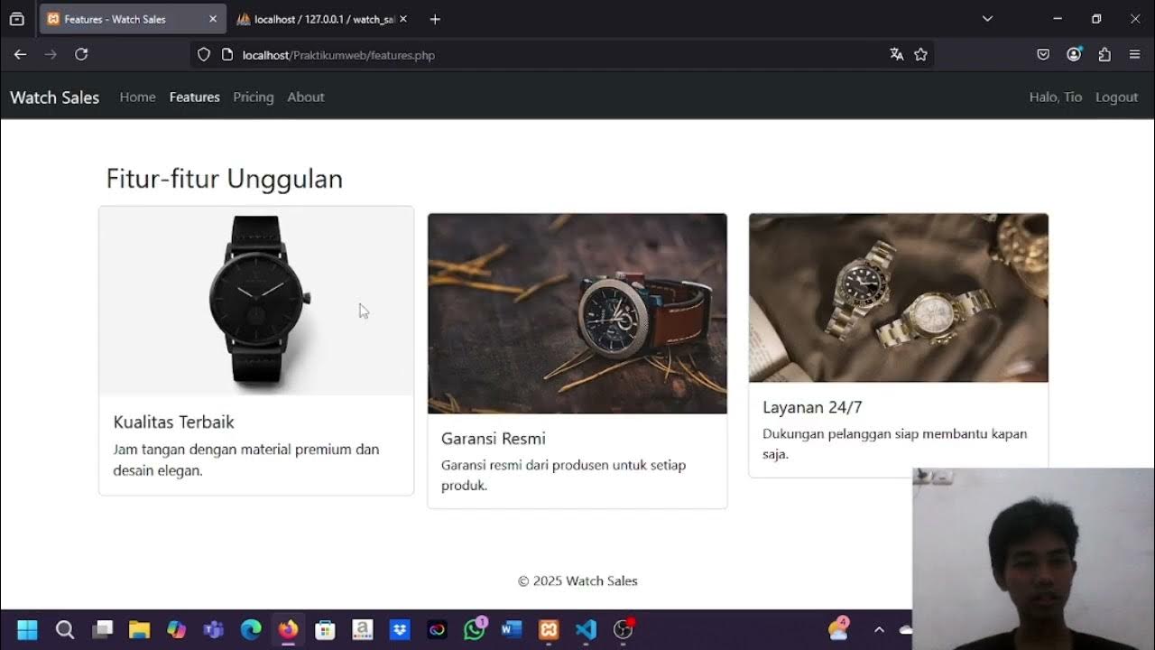 Presentasi progress project praktikum pemrograman web II - YouTube