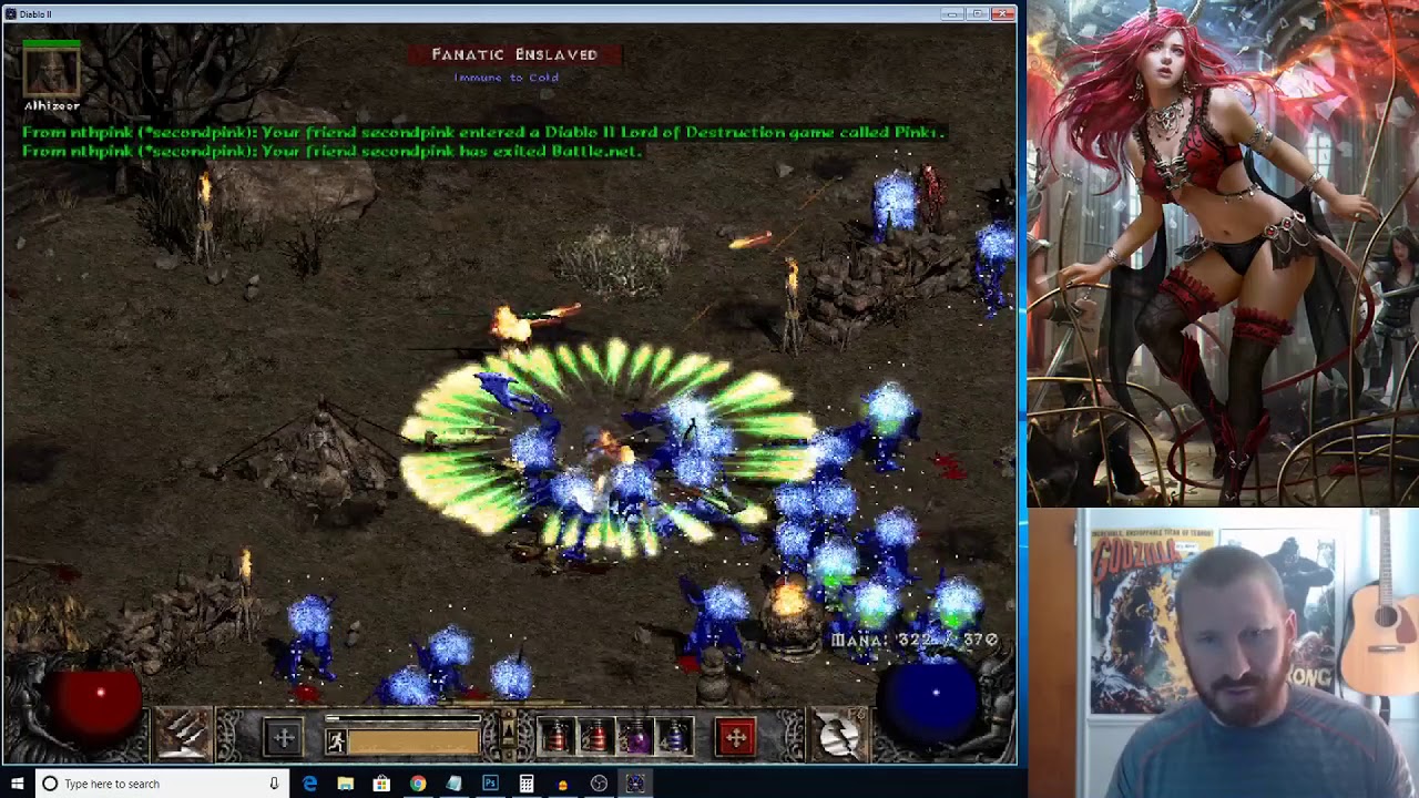 Reaper's Toll vs Breath of the Dying on Mercenary - Diablo 2 - YouTube