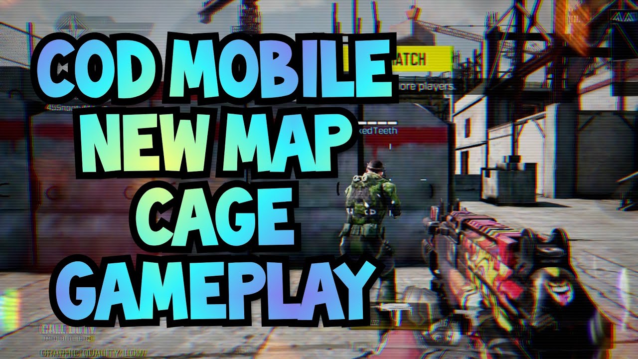 Cod mobile new map CAGE | new map CAGE gameplay - YouTube