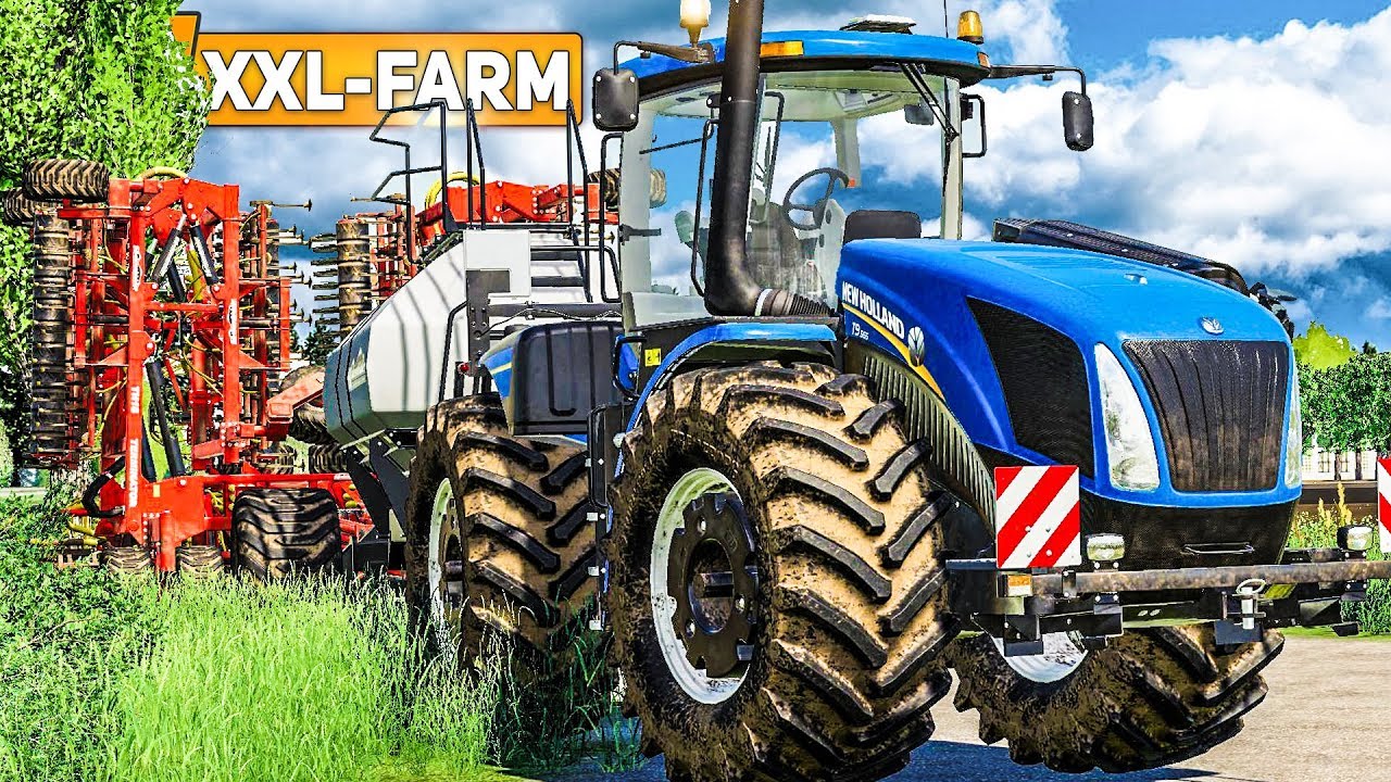 LS19 XXL Farm #99.7: Die neue große SÄMASCHINE auf dem Feld ...