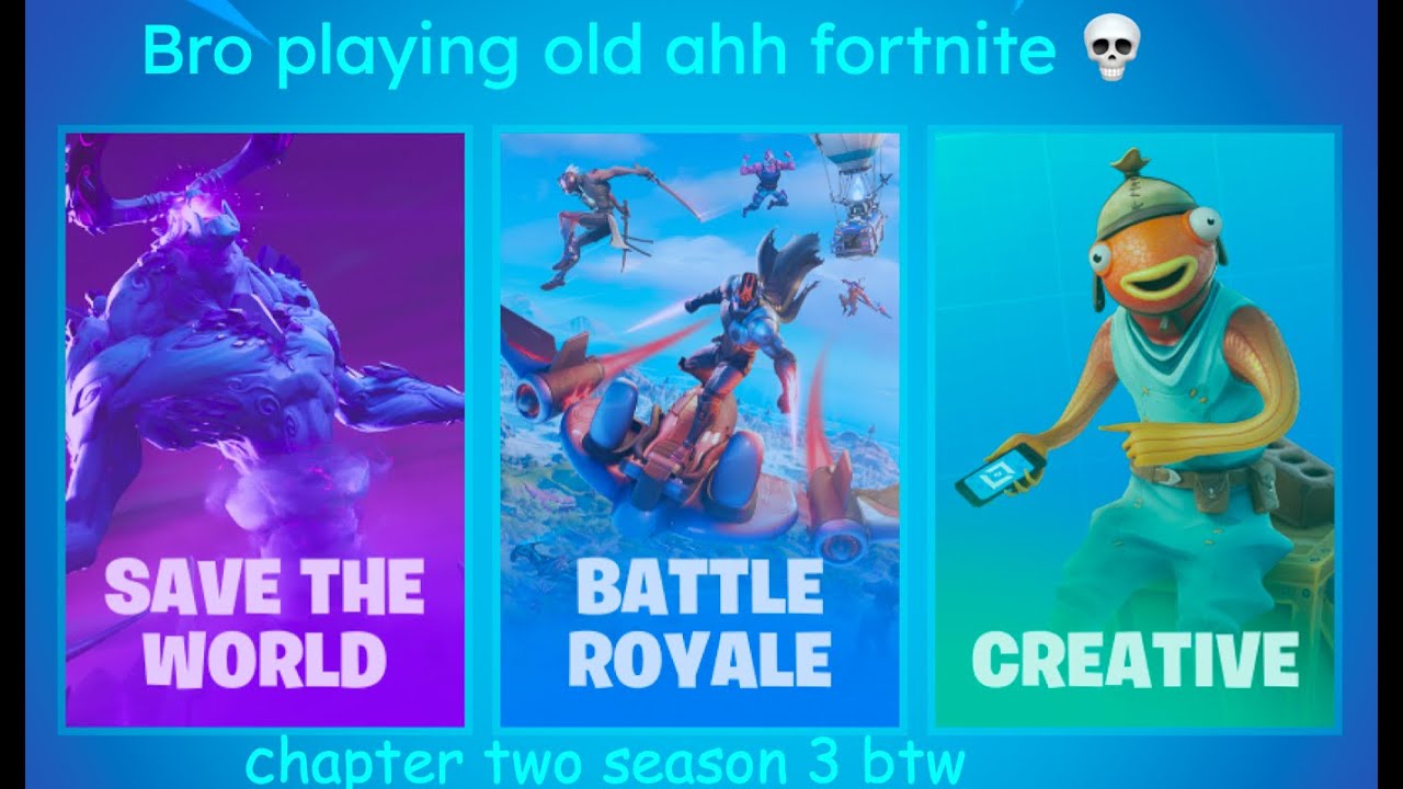 Fortnite Chapter Two Season Three but I'm playing it in may 2024 ...