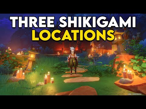 Where to find the three Shikigami at the abandoned shrine in Genshin ...