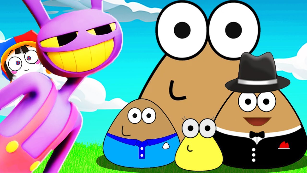 THE AMAZING DIGITAL CIRCUS JAX vs Find the Pous! - YouTube