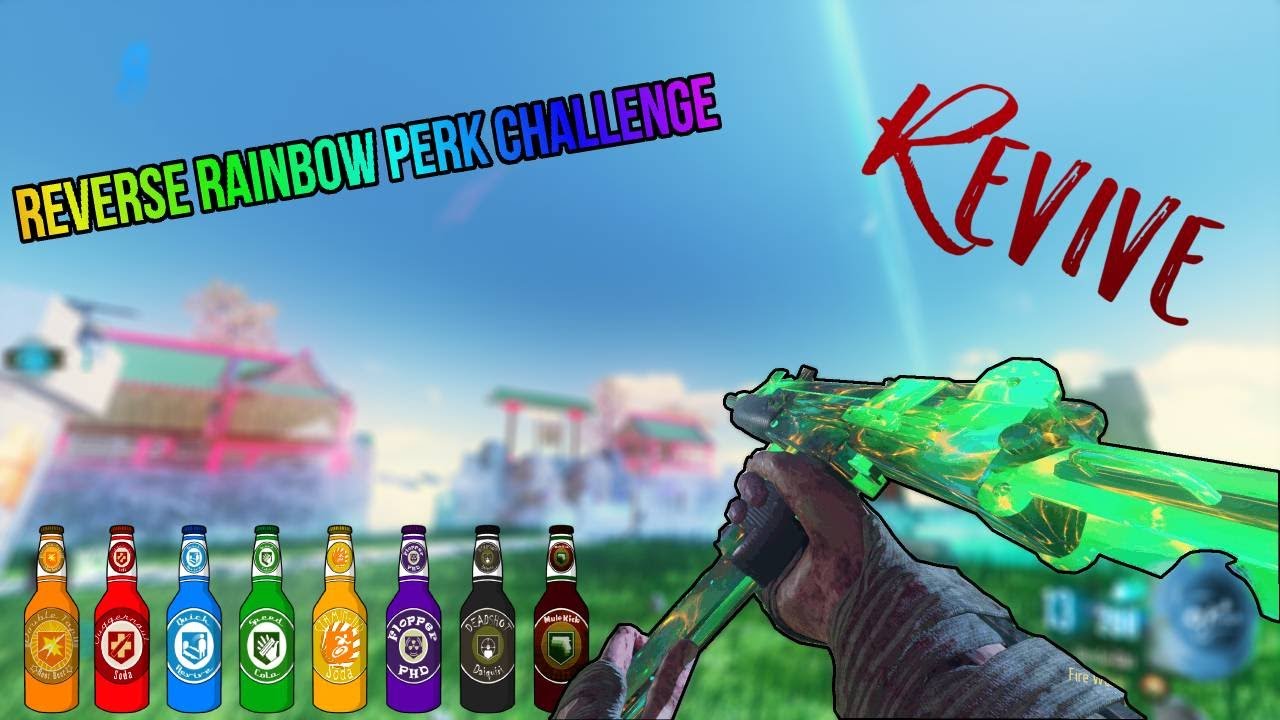 Reverse Rainbow Perk Challenge In Clash Royale zombies | COD Zombies ...