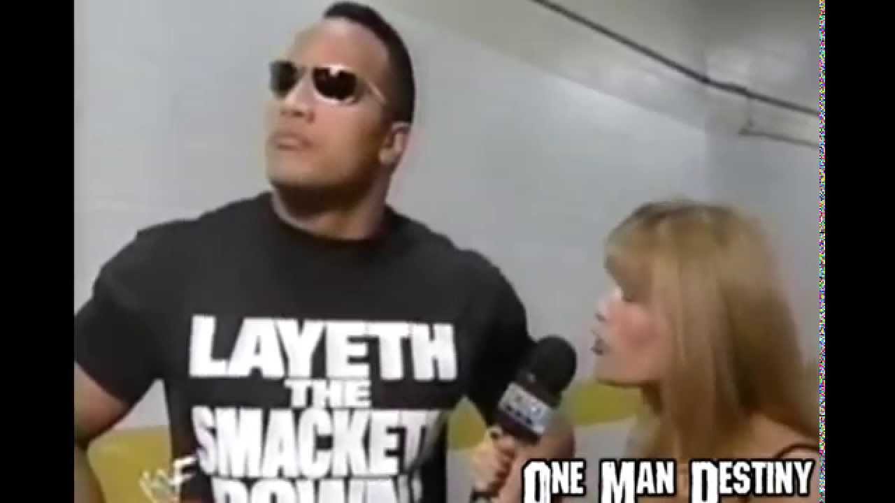 WWF SD!(1/20/2000)The Rock Interview - YouTube