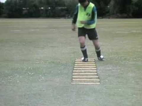 Agility Ladder exercises for soccer - Drill 7 - YouTube