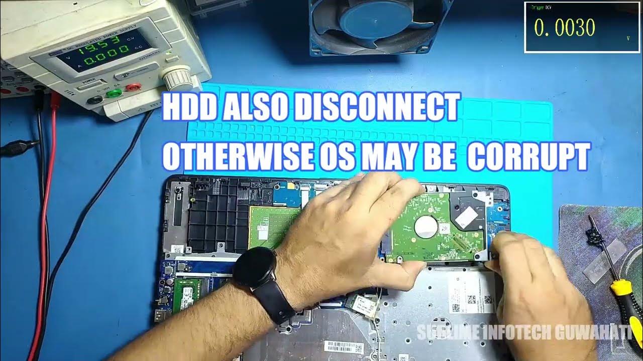 #LAPTOP #HP 15 SERIES #NO DISPLAY #REPAIRED #BIOS CHIP CORRUPT REPAIRED - YouTube