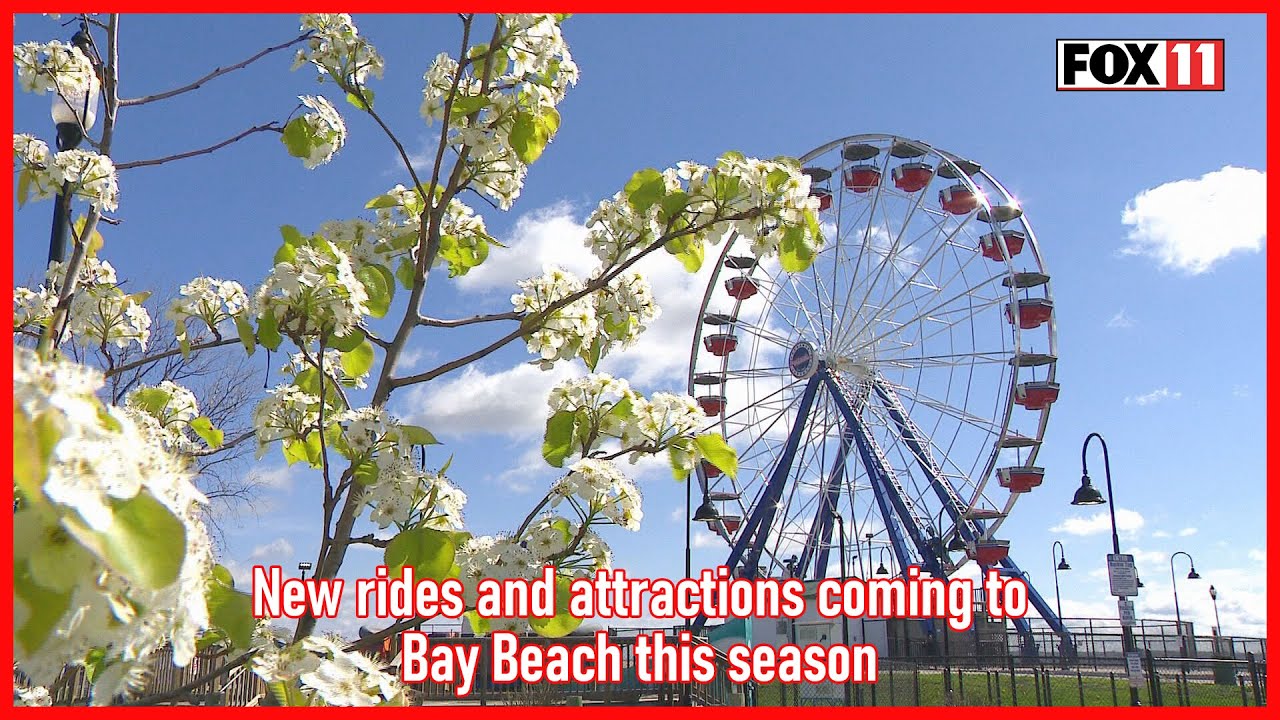 New rides and attractions at Bay Beach - YouTube
