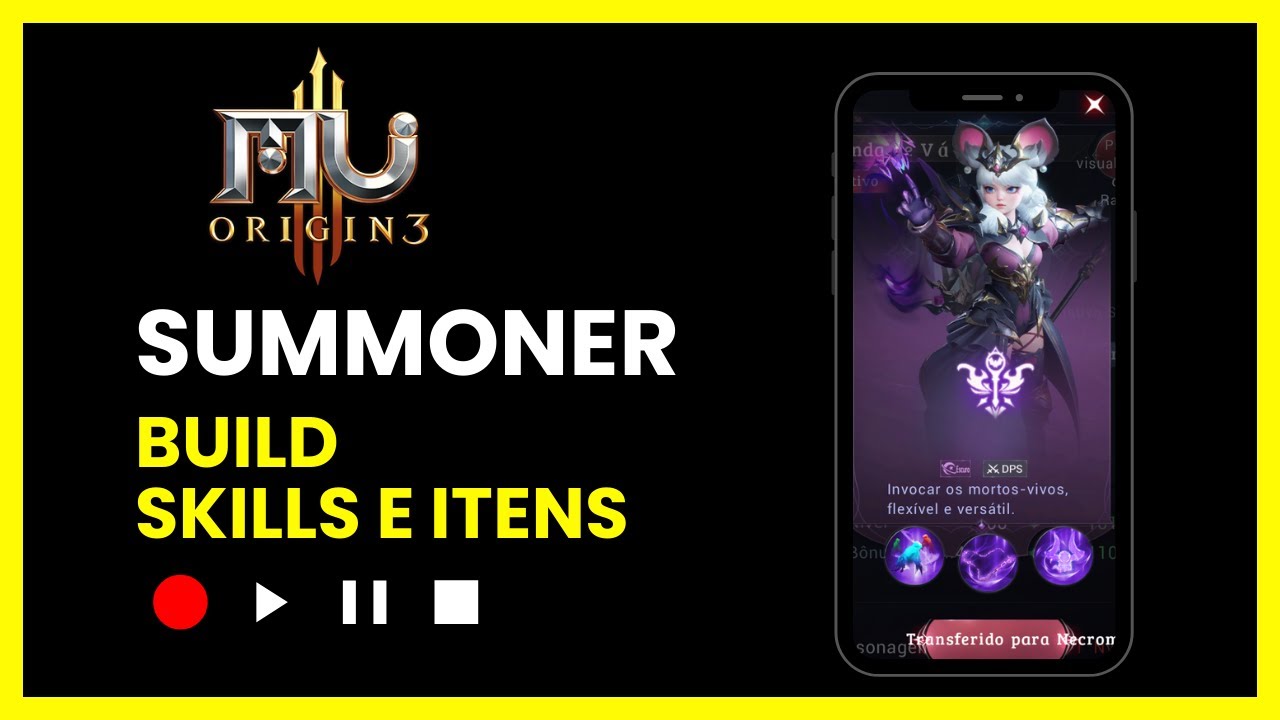 Summoner Necromante Build Completa – Skills, Atributos, Itens e Dicas ...