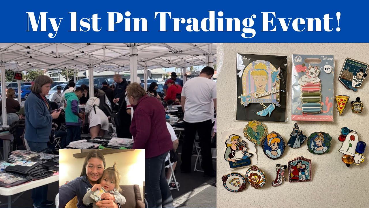 Join me! My 1st Ever Pin Trading Event! My-D Pins - YouTube