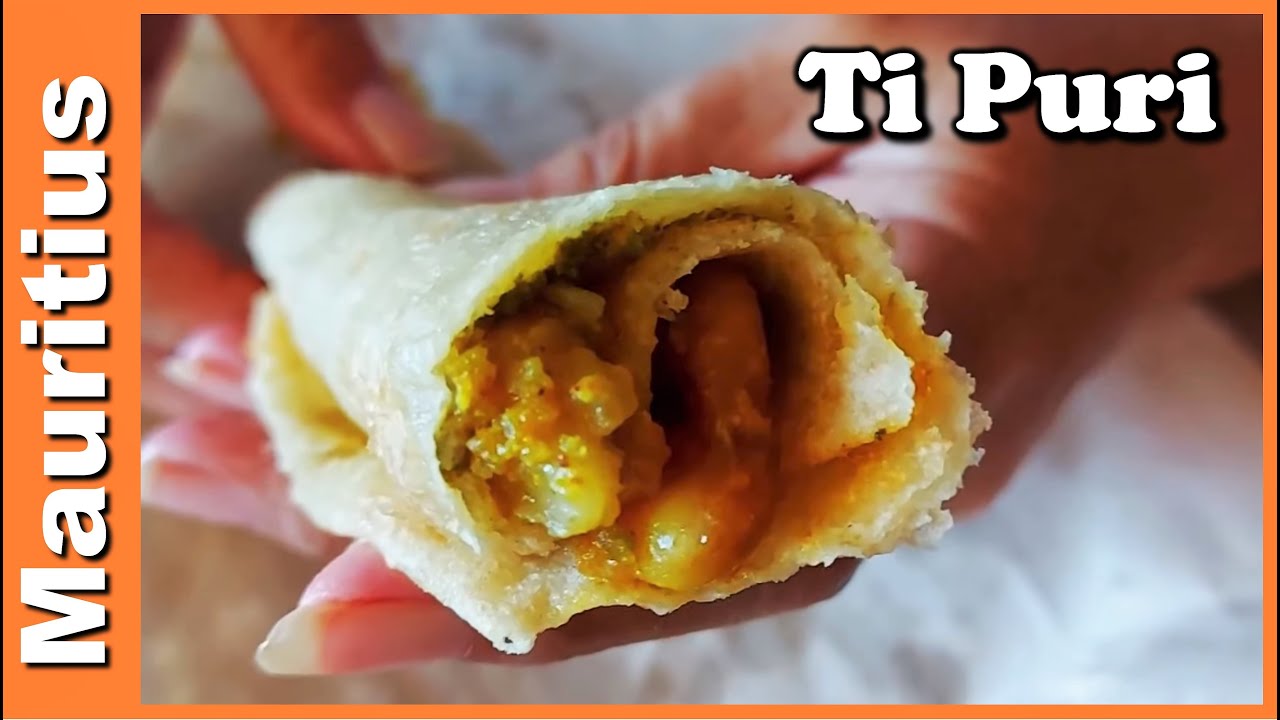 It's like 7 curries to go - Ti Puri in Mauritius - YouTube