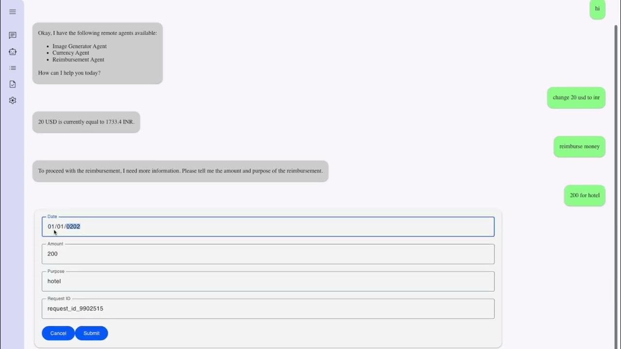 Demo of Google Cloud Agent Development Kit and Agent2Agent Protocol ...