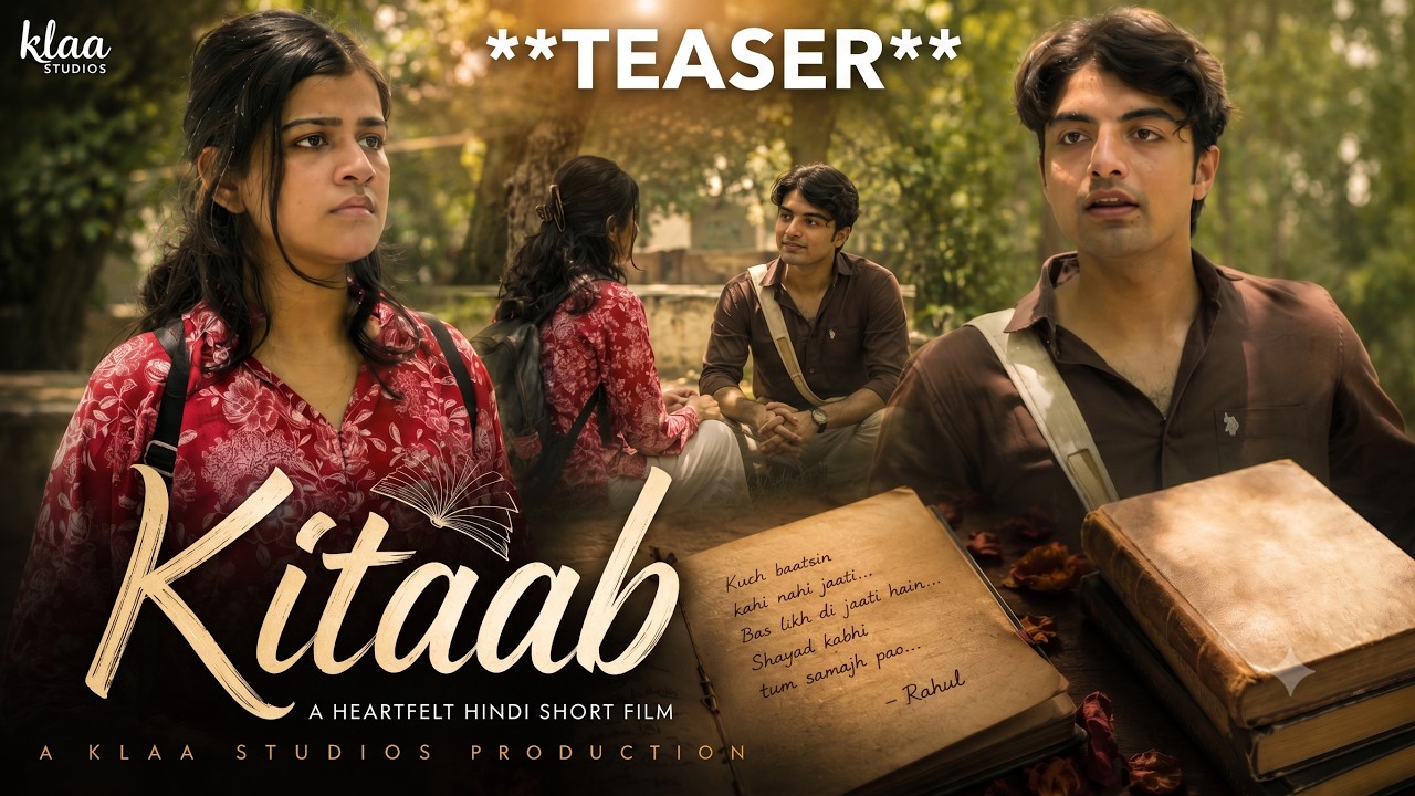 TEASER - KITAAB | Hindi Short Film | Klaa Studios. - YouTube