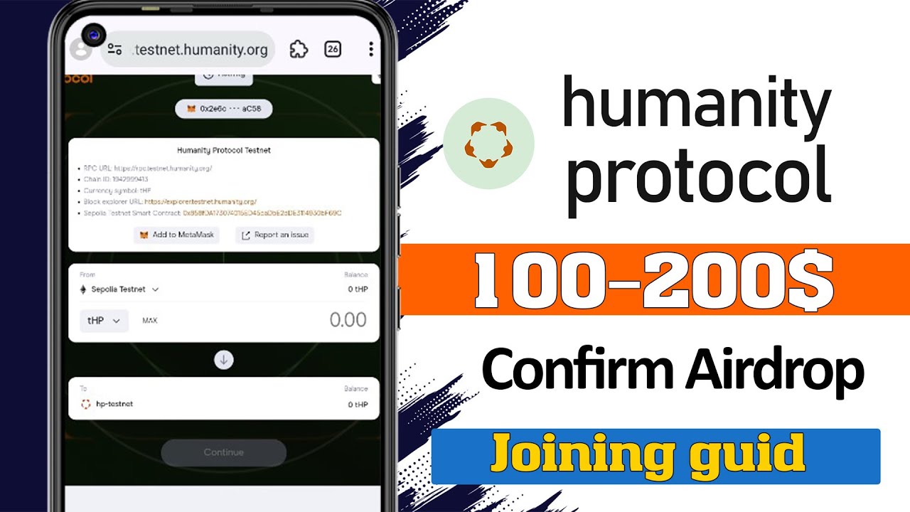 Earn easily 100-200$ From humanity Protocol। humanity protocol testnet ...