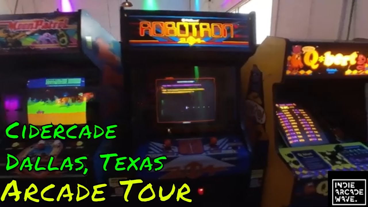 Cidercade Dallas Tour | Indie Arcade Wave - YouTube