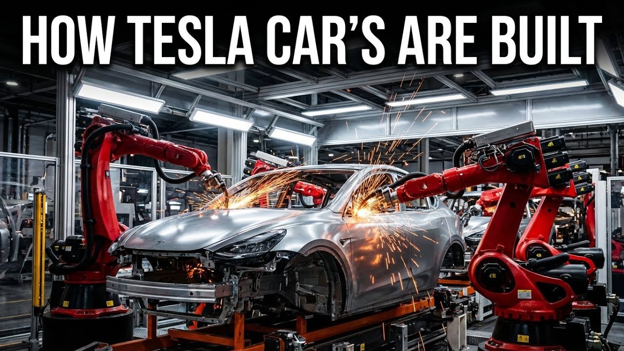 How Tesla Cars Are Built Today | Inside the Tesla Factory Full Process ...