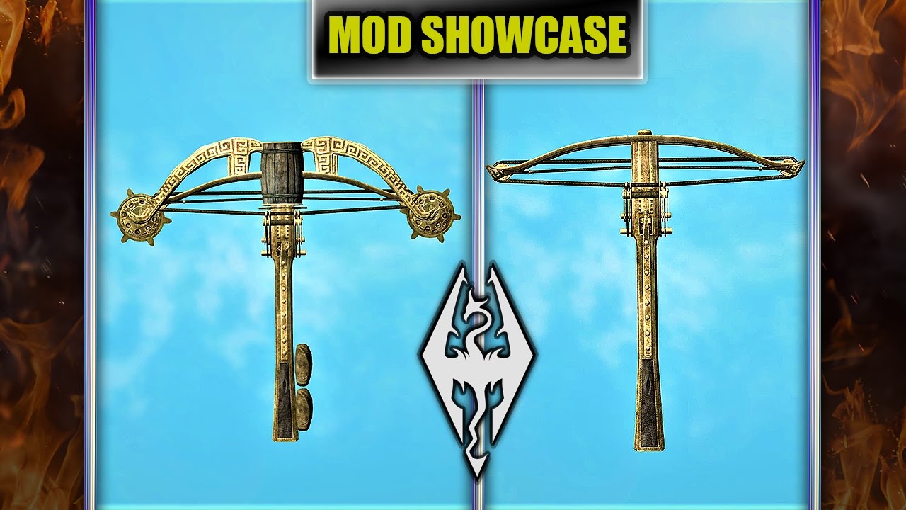 CROSSBOW MOD!!- Xbox Modded Skyrim Mod Showcase - YouTube