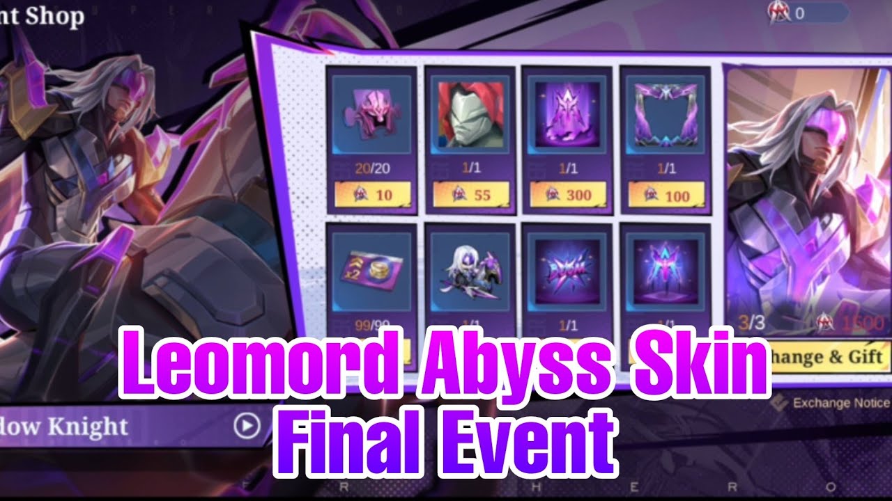 Leomord Abyss Skin Final Event & Release Date | MLBB - YouTube