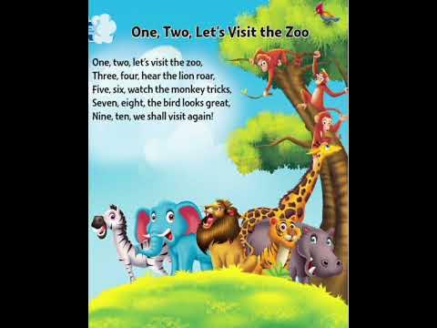 One, Two Let's Visit The Zoo Rhymes!!! - YouTube