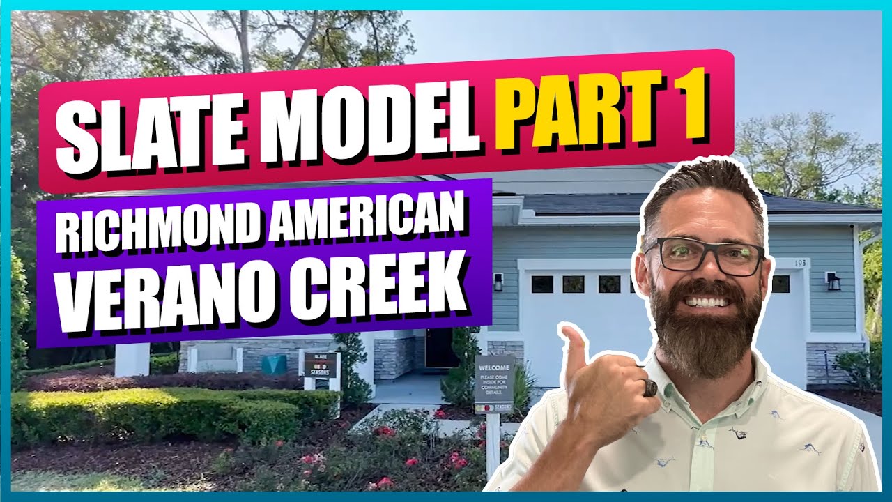 Slate Model by Richmond American Homes Part1 | Verano Creek | St Johns ...