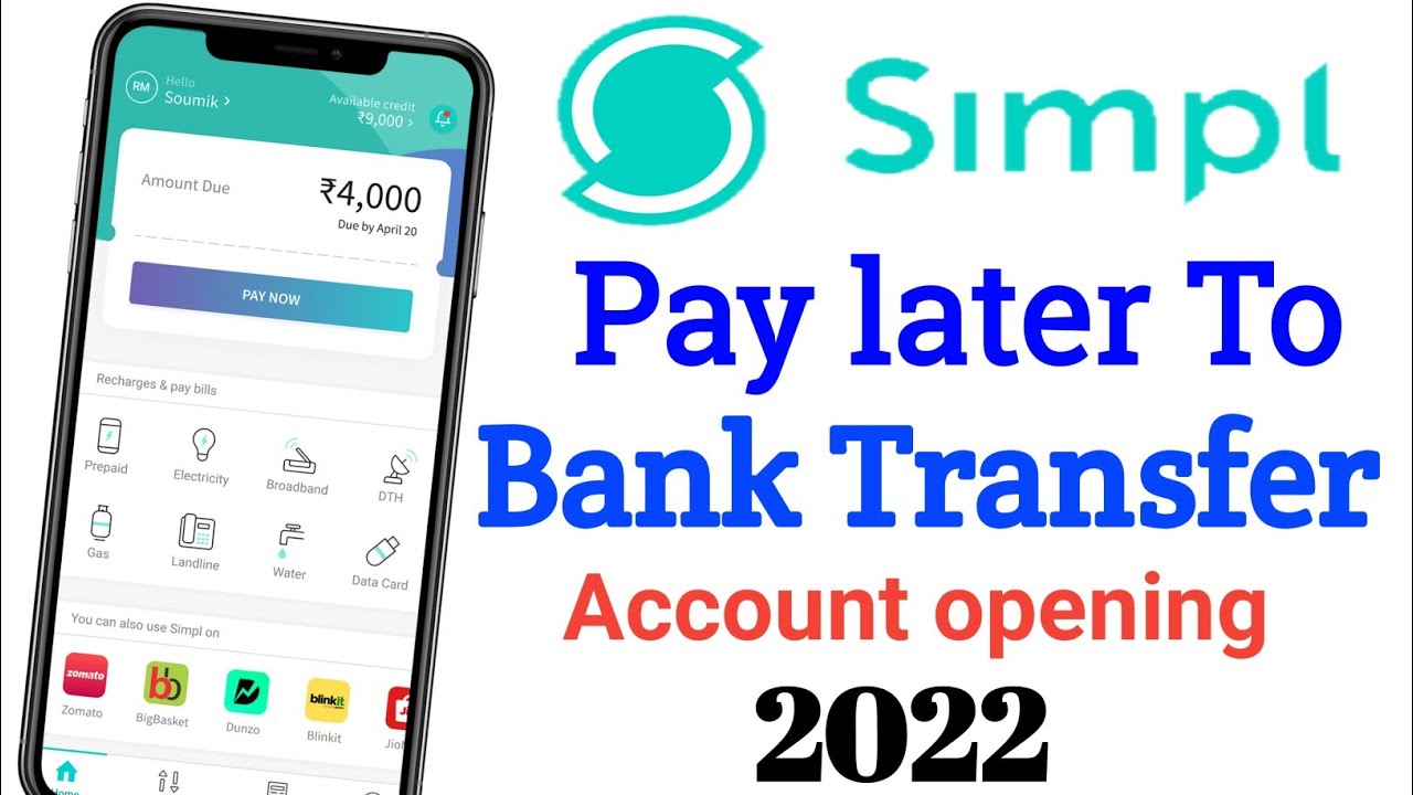 Simple Pay later To Bank Transfer | simple pay later loan kaise le ...