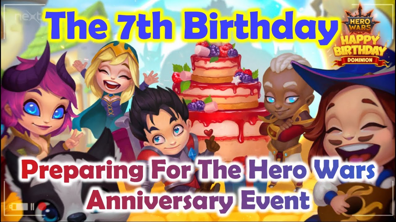 Preparing Hero Wars Anniversary Event Based On Last Year's Event - YouTube