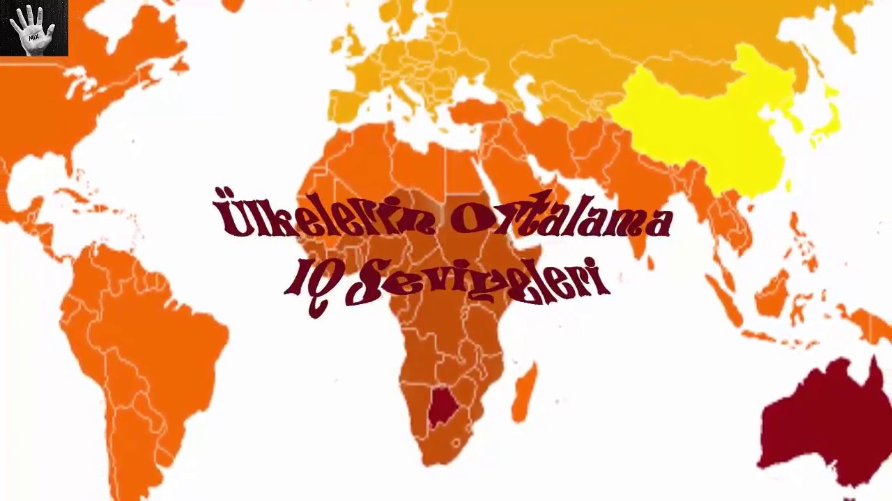 Ülkelerin ortalama IQ seviyeleri - YouTube