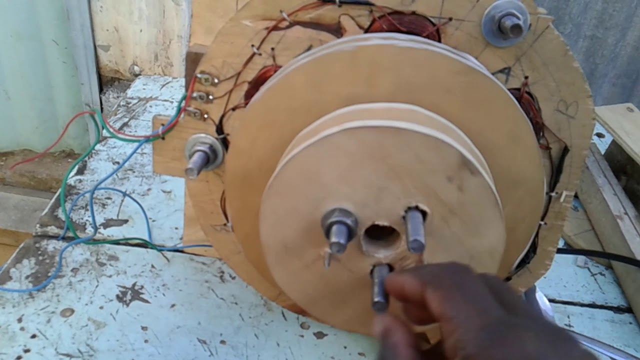 The waterwheel alternator - YouTube
