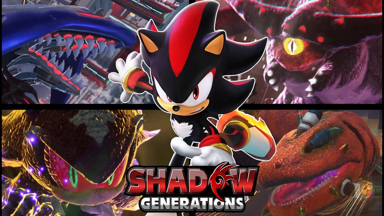 SHADOW GENERATIONS - All Bosses (S-Ranks) - YouTube