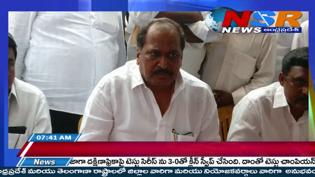 Srisailam MLA Silpa Chakrapani Reddy inaugurates village water tank ...