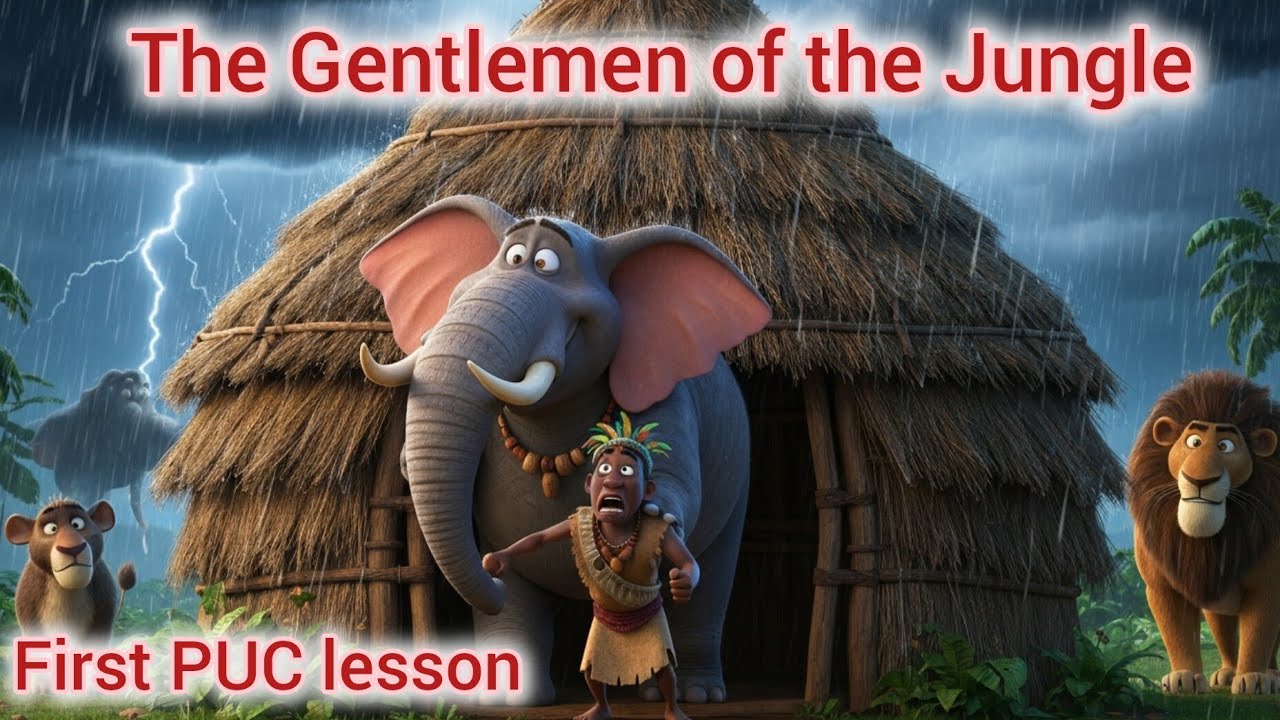 The Gentlemen of the Jungle | Jomo Kenyatta | First PUC lesson| Summary ...