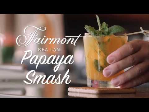 Papaya Smash Cocktail - YouTube