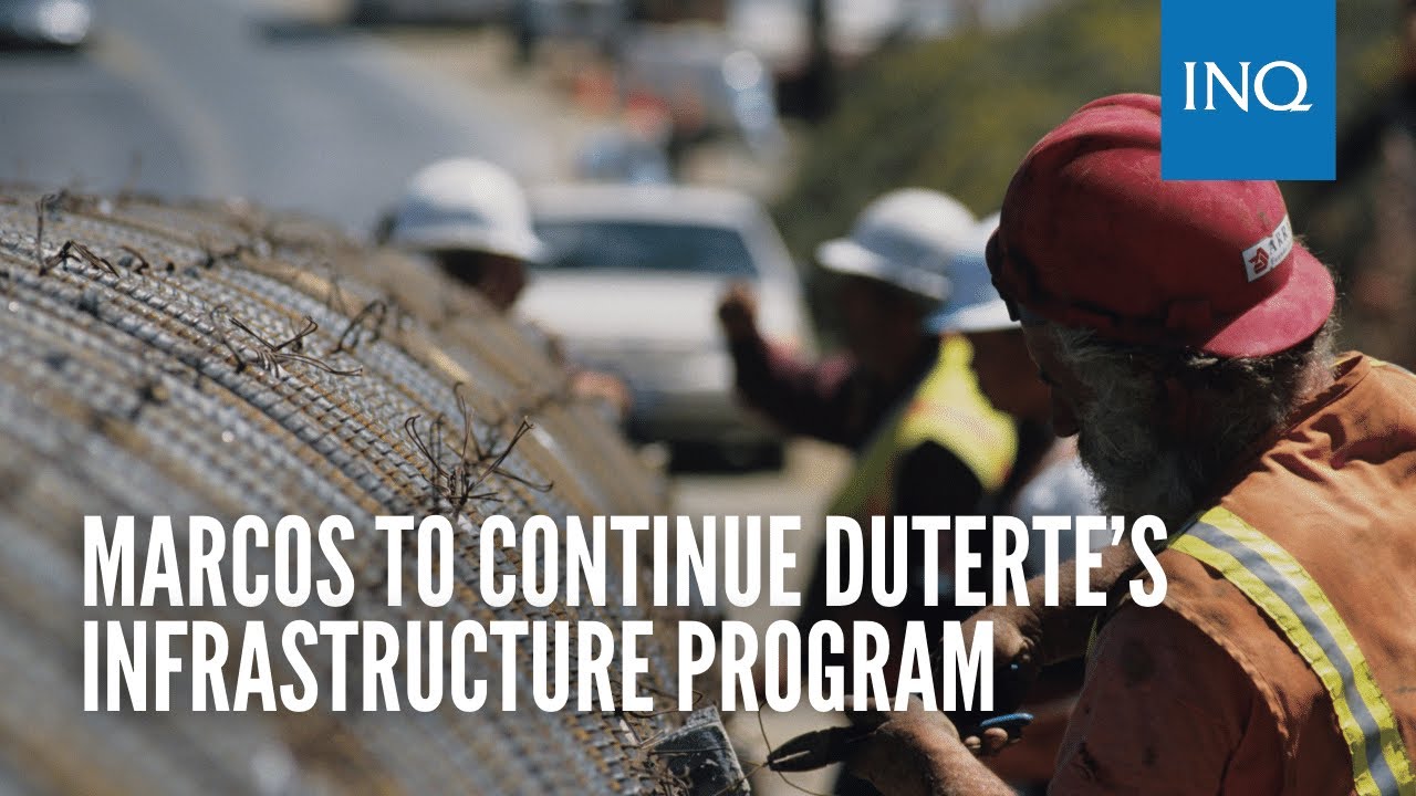 Marcos to continue Duterte’s infrastructure program - YouTube