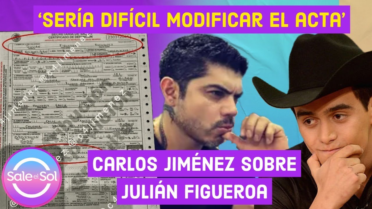 Fue un infarto: Carlos Jiménez aclara especulaciones y revela acta de ...