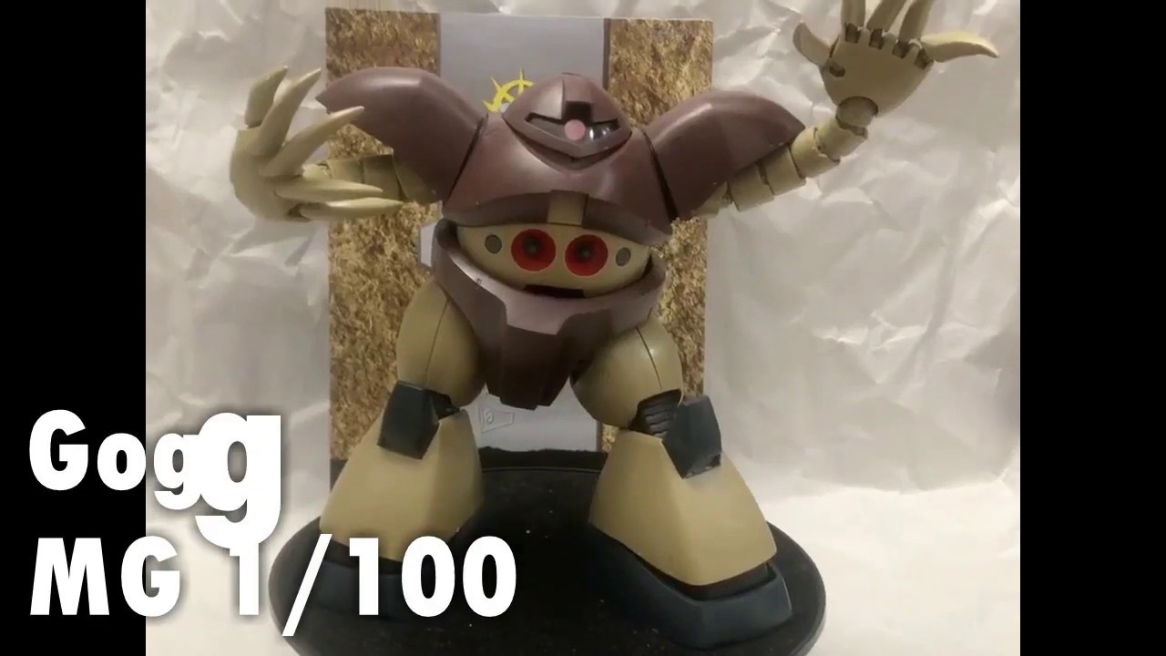 Bandai MG 1/100 Gogg Built Gundam Model kit - YouTube