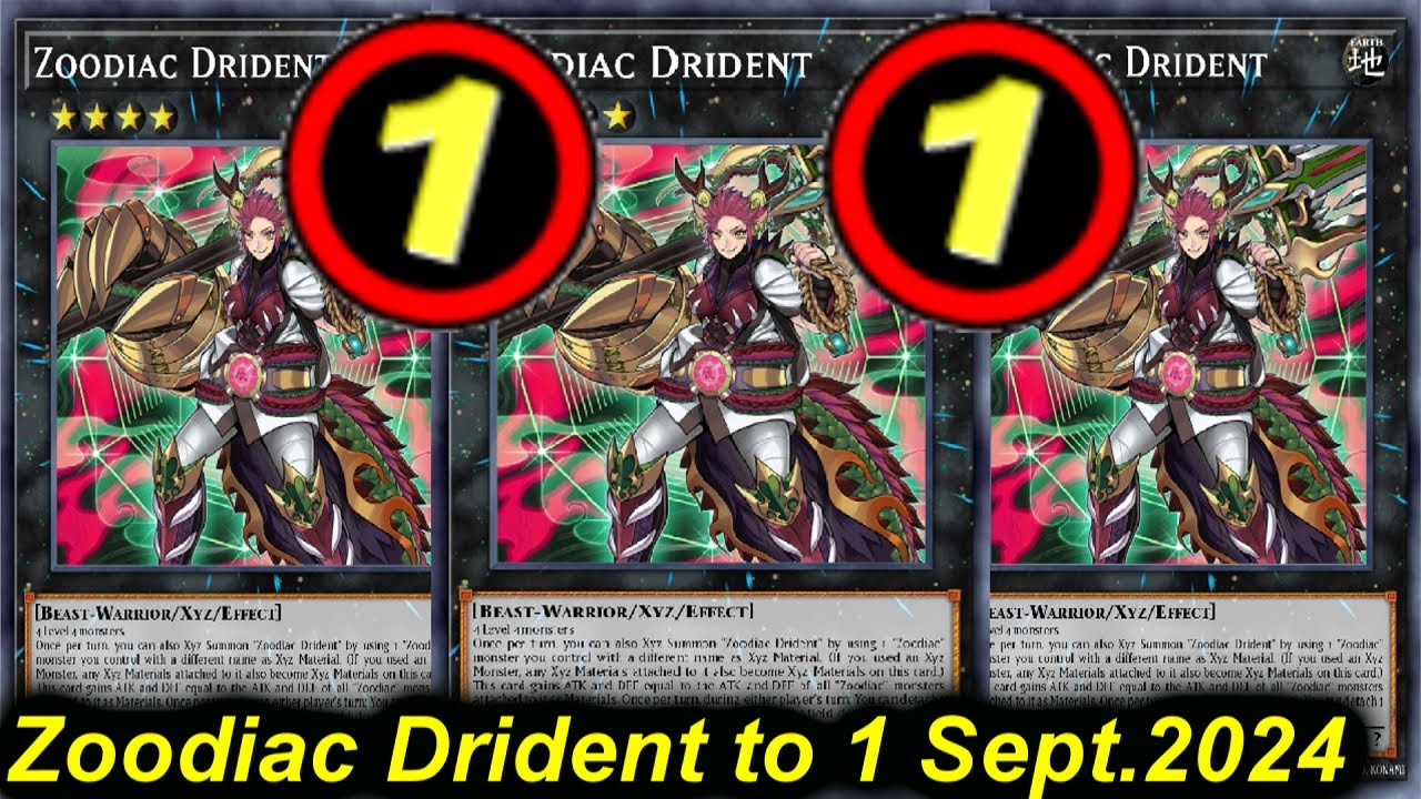 【EDOPRO】ZOODIAC DRIDENT TO 1! DRIDENT ZOODIAC DECK POST NEW OCG BANLIST ...