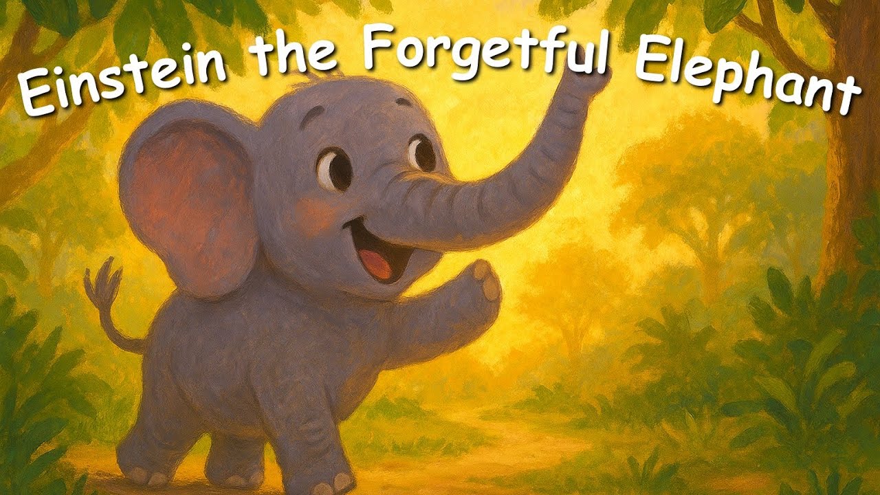 Einstein the Forgetful Elephant 🐘 Bedtime Stories for Kids - YouTube