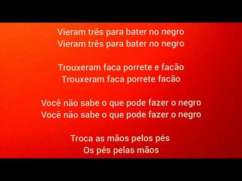 Vieram três pra bater no negro | música de capoeira