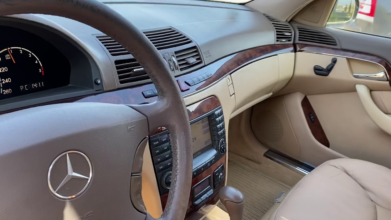 Mercedes S320 CDI 2004 Interior - YouTube
