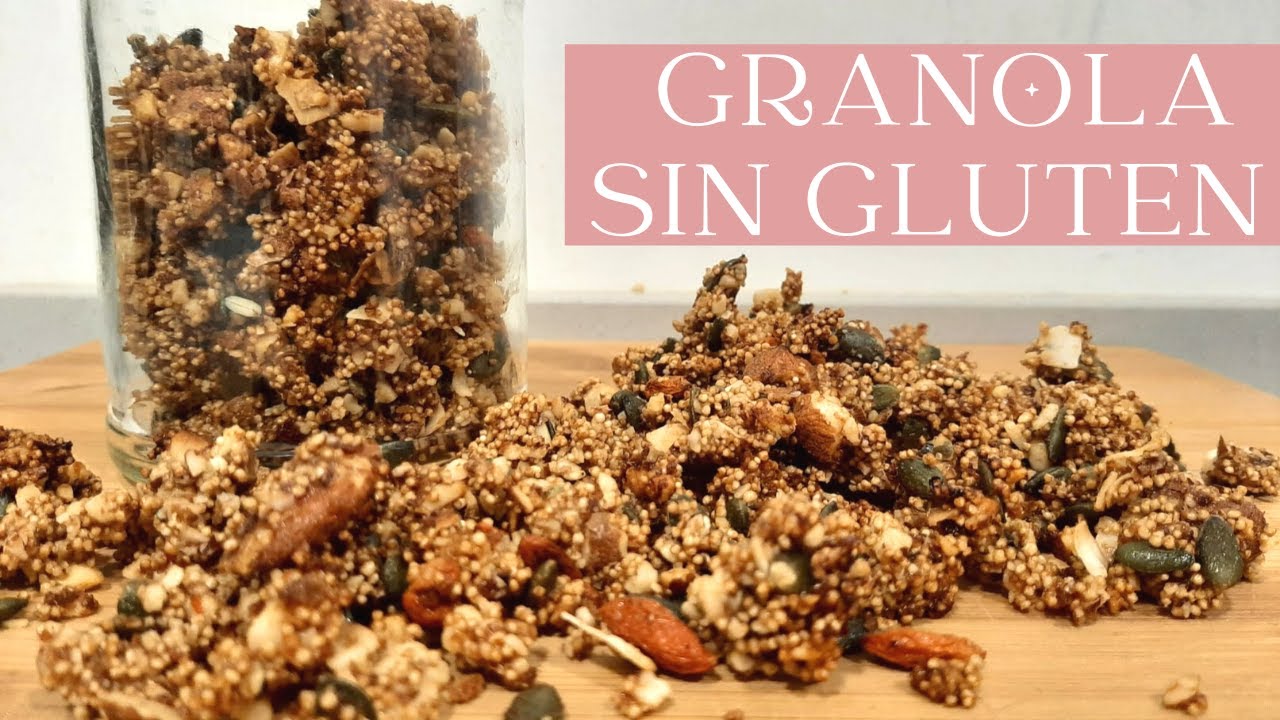 Granola saludable súper fácil (sin gluten, sin azucares refinados para ...